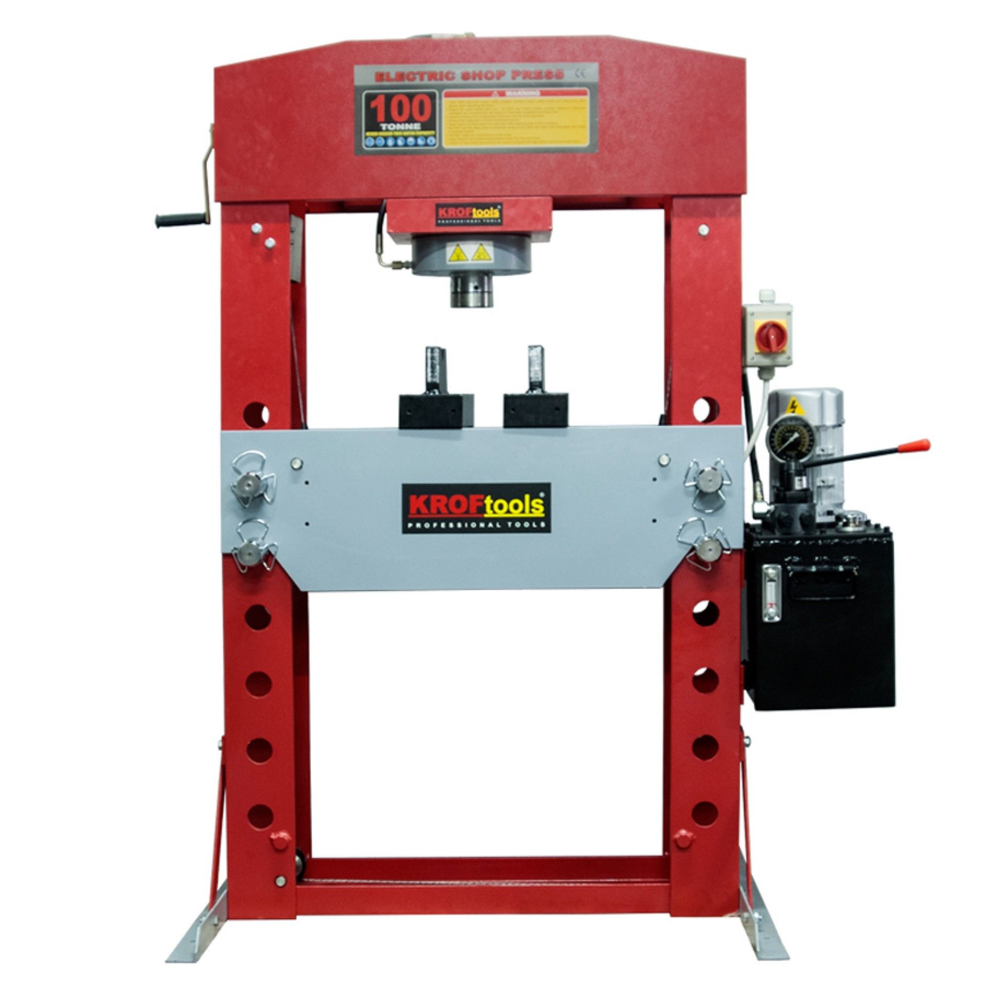 PRENSA HIDRÁULICA DOBLE VELOCIDAD ELÉCTRICA 100T | KROFTOOLS