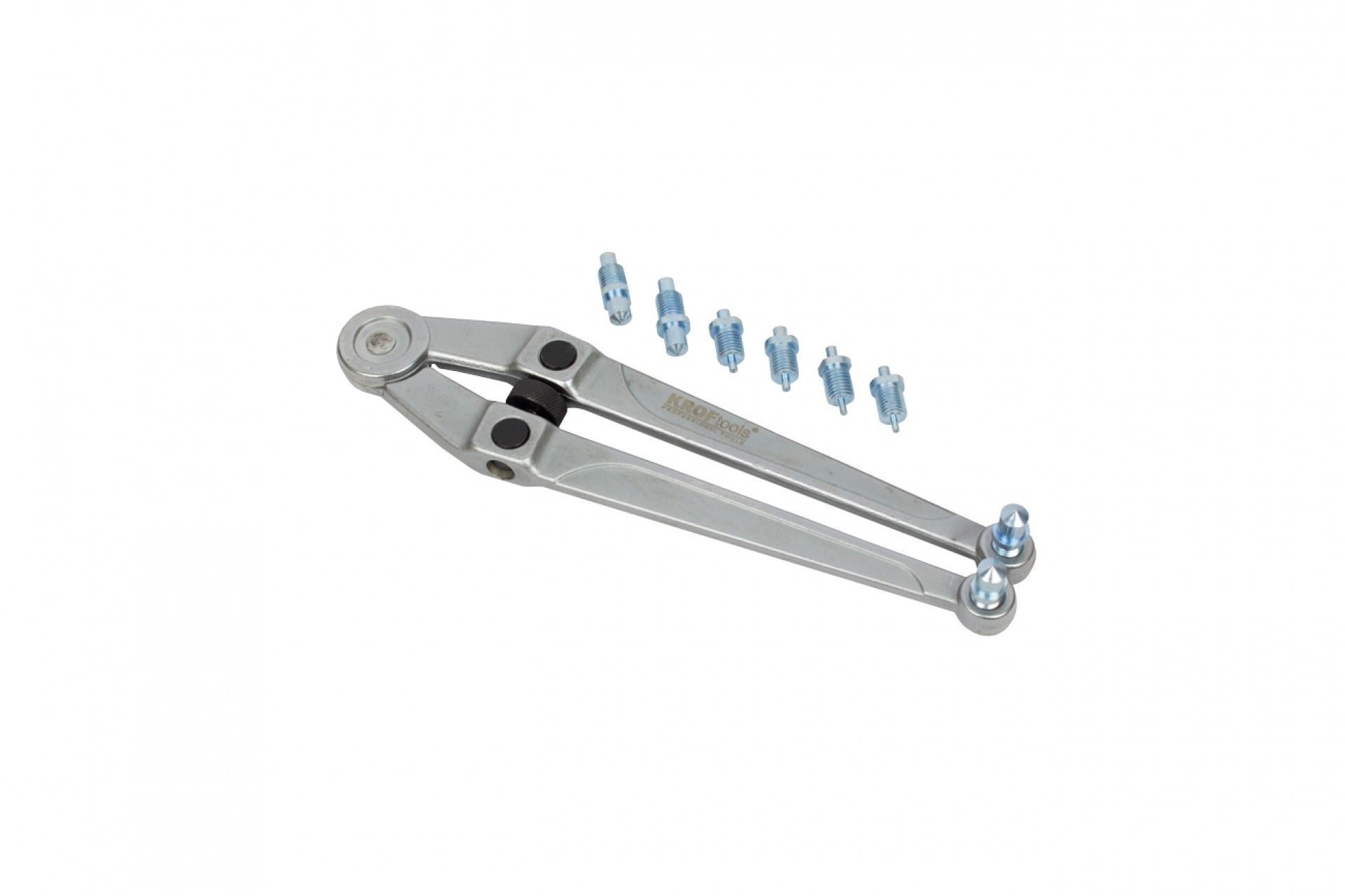 ADJUSTABLE PIN SPANNER SET GLAND NUT WRENCH - 6430 | KROFTOOLS